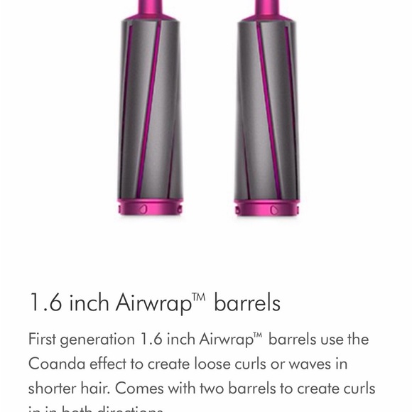 Dyson | Hair | Dyson Airwrap 6 Inch Barrels Set | Poshmark